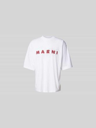 Marni Oversized T-Shirt mit Label-Detail