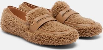 Gianvito Rossi Mocassins en shearling