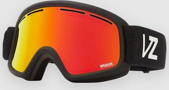 Vonzipper Trike Black Satin Kids Goggle wild fire chrome