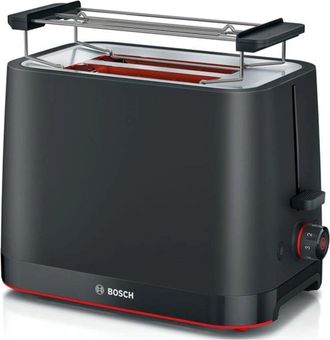 Bosch Toaster mit 2 schlitzen, 950 w, schwarz TAT3M123