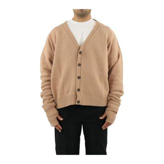 AMBUSH Oversized Logo Cardigan in Natur - - Knitwear - Herren - Beige - S