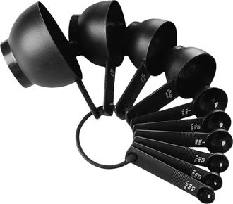 Generic Messbecher und L&ouml;ffel-Set - 10 St&uuml;ck K&uuml;chenmesswerkzeuge, tragbares Backset | Pr&auml;zise Messung f&uuml;r Backrezepte und Kochideen, ideal f&uuml;r die