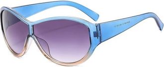 Generic Lunettes De Soleil Dext&eacute;rieur &Agrave; Monture Large For Hommes, For Les Vacances, D&eacute;placements Quotidiens, Le Sport Et Femmes(Blue)