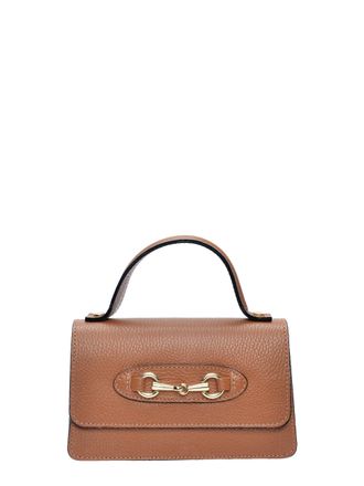 Isabella Rhea Braun Rindsledertasche