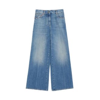 Valentino Garavani High-Rise Wide-Leg Jeans - - Jeans - Damen - Blau - W24