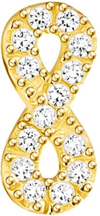 Thomas Sabo Thomas Sabo Einzel Ohrstecker Infinity vergoldetes Silber H2216-414-14