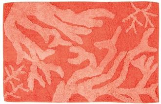 MSV Teppich Koralle aus Baumwolle 50x80cm, Mehrfarbig, 30 x 20 x 15 cm