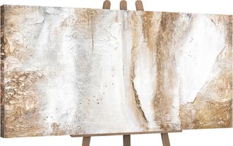 Yohji Yamamoto Art Luxus Abstrakt Design Acryl Gemälde auf Leinwand Ästhetik handgemalt Wandbilder Wohnzimmer modern Wohndekor Bilder Büro Gold Beige echte Kunst 200