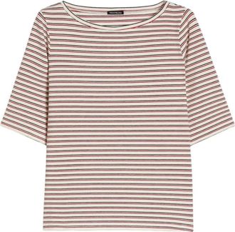 Pennyblack Femme, Tops, Multicolore, Taille: 44 FR T-shirt ray&eacute; &agrave; col bateau