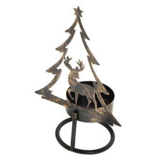 Garneck Weihnachten Kerzenständer Aus Eisen Für Dekoration Als Kerzenhalter Oder Räucherstäbchenhalter Geeignet Passend Für Weihnachtsfeiern Und Geschenke