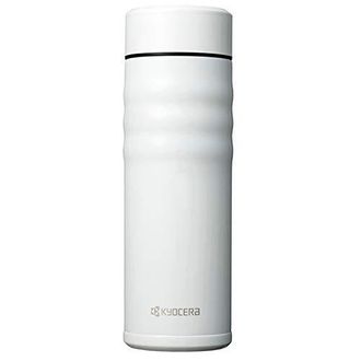 Kyocera MB-17S WH EU Twist TOP, perlwei&szlig;, 500 ml Thermoflasche, Edelstahl