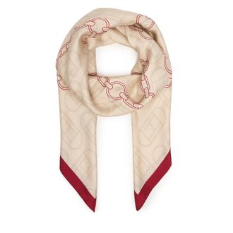 Tommy Hilfiger Schal Tommy Hilfiger Chain Silk Large Scarf AW0AW18277 Rot