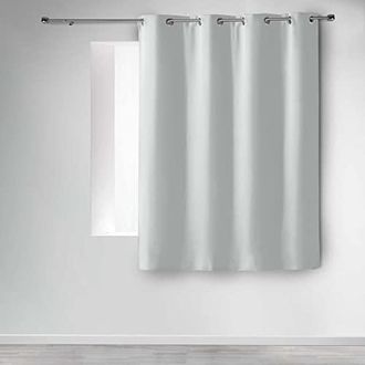 Douceur d'Intérieur douceur dIntérieur Ösenschal Polyester 140 x 180 cm, Keramik, Schnee, 140x1x180 cm