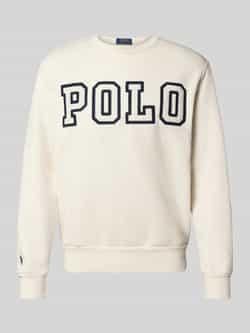Polo Ralph Lauren Sweatshirt mit Label-Stitching und Rundhalsausschnitt