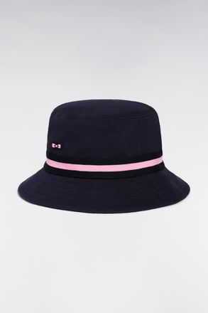Eden Park Bob En Piqu&eacute; De Coton Marine D&eacute;tails Rose