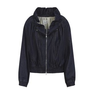 Dries Van Noten Femme, Vestes, Bleu, Taille: 40 FR Voly Jacket