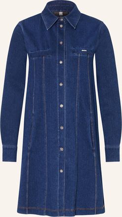 Riani Riani Jeans-Hemdblusenkleid blau