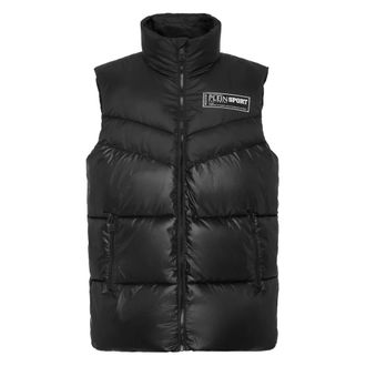 Plein Sport Down Vest - - Sport - Herren - Schwarzk - S