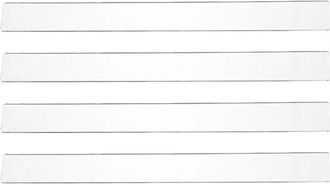 Cabilock 2 Paires de R&egrave;gle d&Eacute;quilibre de P&acirc;te &agrave; Rouler R&egrave;gle de Mesure d&Eacute;paisseur B&acirc;tons de Niveau de P&acirc;te R&egrave;gle &agrave; Biscuits Rouleau &agrave; P&acirc;tisserie Fran&ccedil;ais