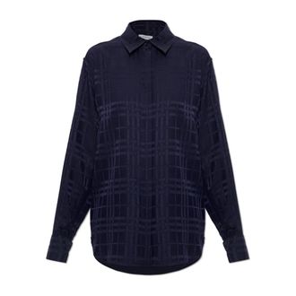 Burberry Dorothea Seidenhemd - - Blouses & Shirts - Damen - Blau - S