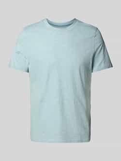Mc Neal T-Shirt mit geripptem Rundhalsausschnitt
