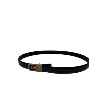 Celine Ceinture Vintage en Cuir Pre-owned - Femme - Pre-owned - Noir - Taille: ONE Size
