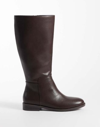 London Rebel Paloma - Bottes cavali&egrave;res &eacute;l&eacute;gantes - Marron