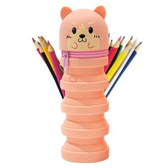 Generico Stiftehalter f&uuml;r den Schreibtisch, Pop-Up-Schreibwaren-Organizer, 10 cm, aus Silikon, kreative Aufbewahrungsl&ouml;sung f&uuml;r Klassenzimmer, Studenten, Lehre