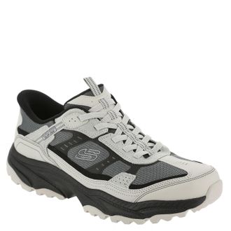 Skechers Vigor at Herren-Sneaker zum Reinschl&uuml;pfen, Grau/Schwarz, 6.5 Wide