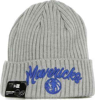 New Era NBA Draft Strickm&uuml;tze Mavericks Feier - - Accessories - Herren - Grau - ONE SIZE