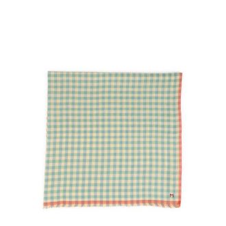 Moismont Foulard Poem &agrave; carreaux en coton