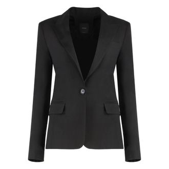 Pinko Leinenblazer - - Jackets - Damen - Schwarzk - S