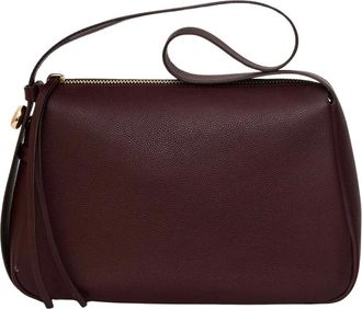 Tory Burch Romy Shoulder Bag - Femme - Sacs - Rouge - Taille: ONE Size
