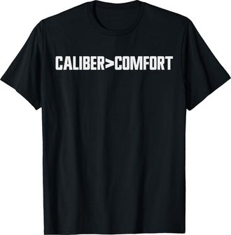 The Salty Veteran Caliber Over Comfort 2. Zusatzartikel zum Tragen, verdeckt T-Shirt