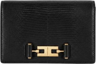 Elisabetta Franchi Sac bandouli&egrave;re effet l&eacute;zard - Femme - Sacs - Noir - Taille: ONE Size