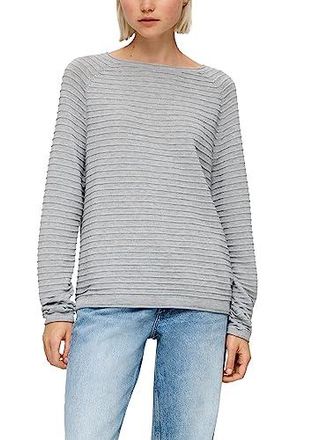 s.Oliver Q/S by s.Oliver 50.2.51.17.170.2133366 Sweater, Gris, M Femme