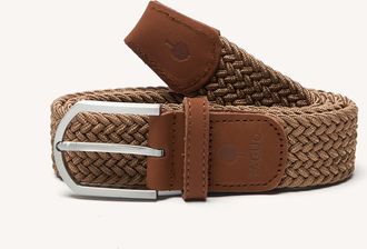 Faguo Ceinture tress&eacute;e camel