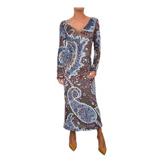 Etro Fantasia Midi Kleider f&uuml;r Frauen - - Dresses - Damen - Mehrfarbig - M