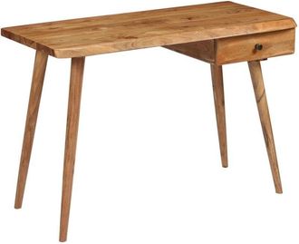vidaXL Schreibtisch Akazienholz Massiv 110 x 50 x 76 cm Vidaxl
