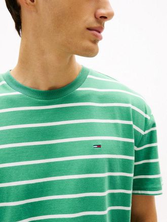 Tommy Jeans T-Shirt TJM REGULAR STRIPE Regular fit mit Rundhalsausschnitt