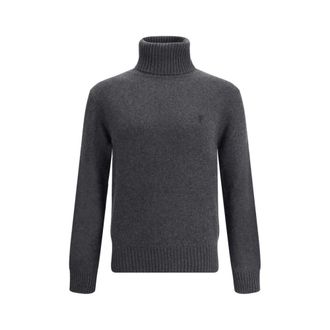 Ami Homme, Pulls, Gris, Taille: M Ami De Coeur Turtleneck