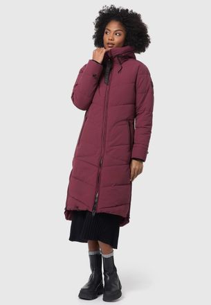 Marikoo Winterjacke MARIKOO Benikoo, Damen, Gr. XL, rot (wine), Obermaterial: 92% Nylon, 8% Elasthan; Futter: 100% Polyester; Wattierung: 100% Polyester; Ärme