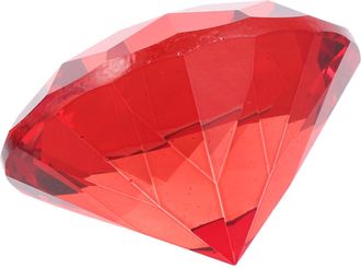 DOITOOL Roter Kristall Diamant Deko Ornament Wedding Faux Diamond Hochzeit Wohnkultur Romantisch Festlich Streukristalle