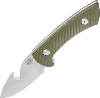 Mauser Skinner Messer Jagdmesser Aufbrechmesser mit Aufbrechhaken Outdoormesser mit Scheide G&uuml;rtelmesser H&auml;utungsmesser kleines Messer