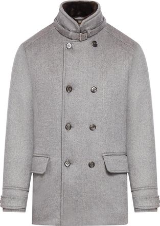 Moorer Daunenmantel - Grau