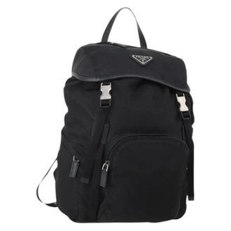 Prada Pre-owned Vintage Nylon Backpack - - Pre-owned - Damen - Schwarzk - ONE SIZE