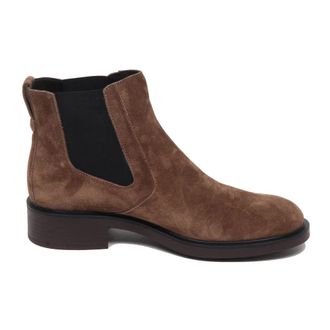 Hogan Beatles Wildleder Stiefel Schuh Elastischer Stil - - Shoes - Damen - Braun - 35 EU