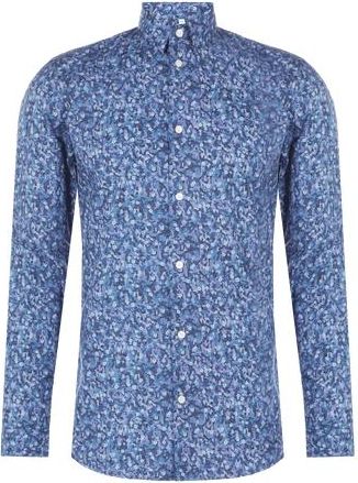 Au Printemps Paris Chemise à imprimé Liberty en coton