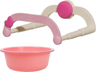 Generico Wandregal f&uuml;r Badezimmer, Wandregal f&uuml;r Waschbecken, multifunktionales Aufbewahrungsregal f&uuml;r Waschbecken und Dusche, ohne Bohren