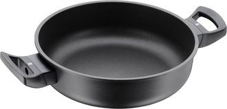 WMF PermaDur Excellent Brat-/ Servierpfanne 24 cm Induktion, hoher Rand, Aluminium beschichtet, Kunststoffgriff mit Flammschutz